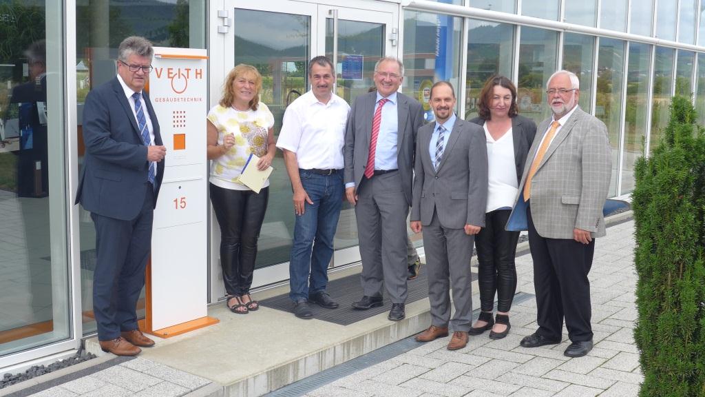 Staatssekretär Hofelich besucht Veith - Veith GebäudetechnikVeith ...