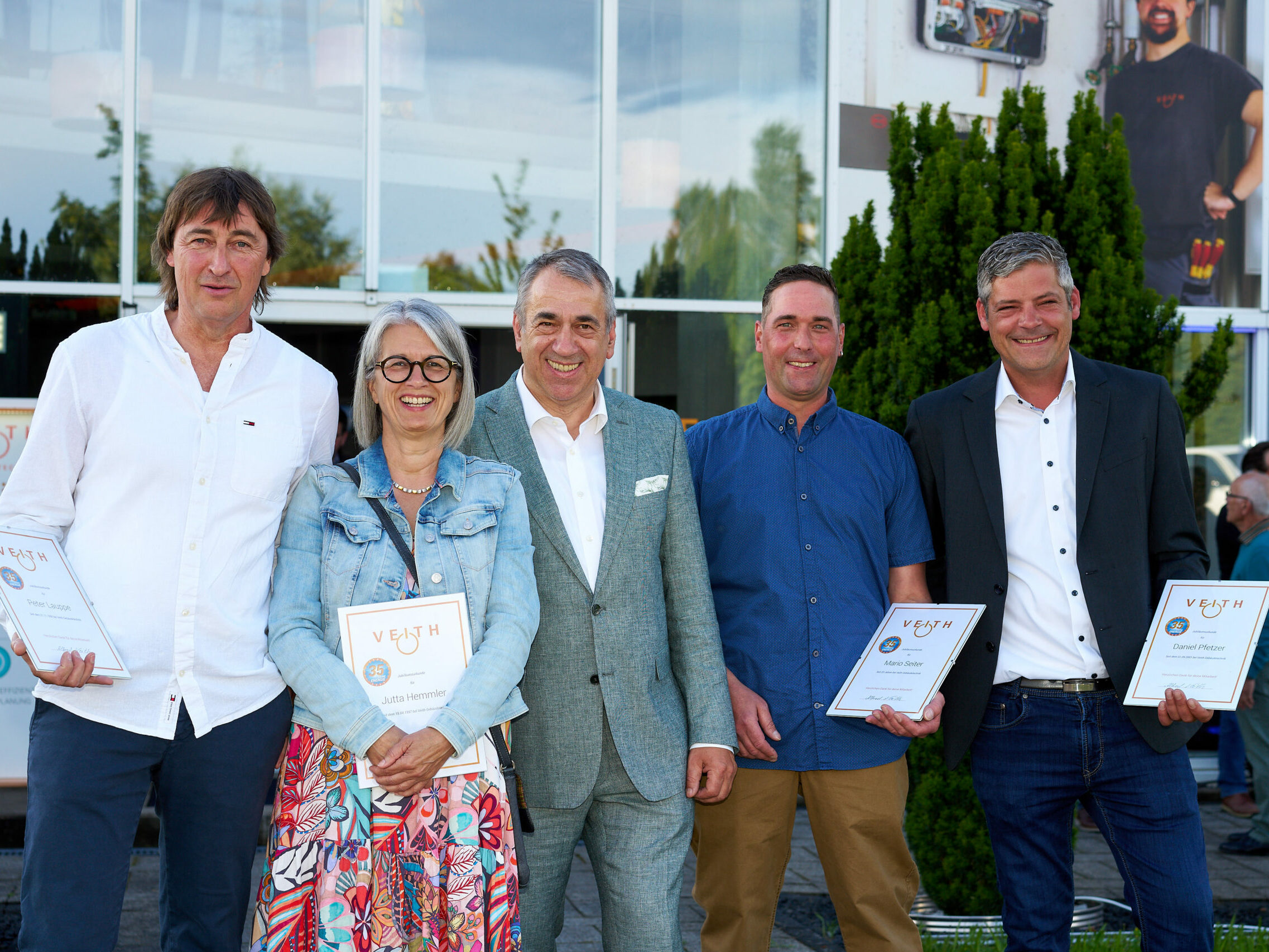 Mitarbeiter Ehrungen zum 35-jährigen Betriebsjubiläum - Veith ...